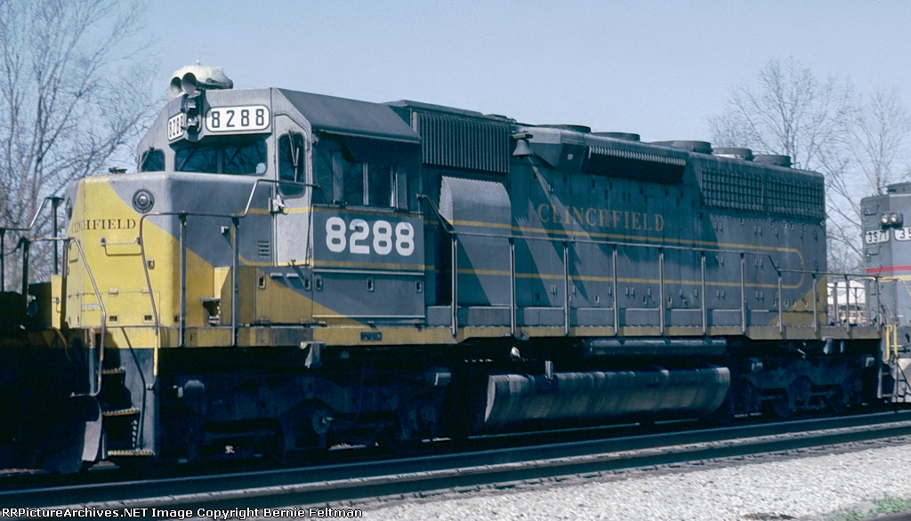 Seaboard System SD40 #8288, one of 25 SD40's built for the Clinchfield Railroad,